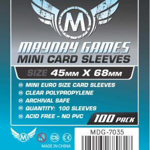 Mayday Games Mini Card Sleeve 45 MM X 68 MM pack of 100