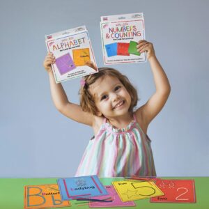 Wikki Stix Numbers and Counting Cards, Preschool & Kindergarten Tactile Learning, STEM Toy, Numbers 1-20 Plus 7 Bonus Cards, 36 Wikki Stix, for 3 & Up.