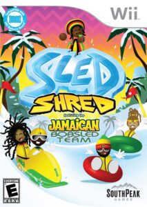 sled shred featuring the jamaican bobsled team - nintendo wii