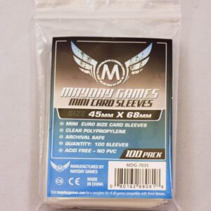 Mayday Games Mini Card Sleeve 45 MM X 68 MM pack of 100