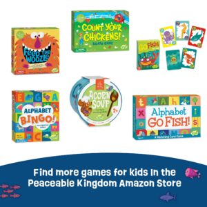 Peaceable Kingdom Award Winning Fish Stix The Kids' Board Game Where Every Fish Counts 2-4 Players Ages 6+