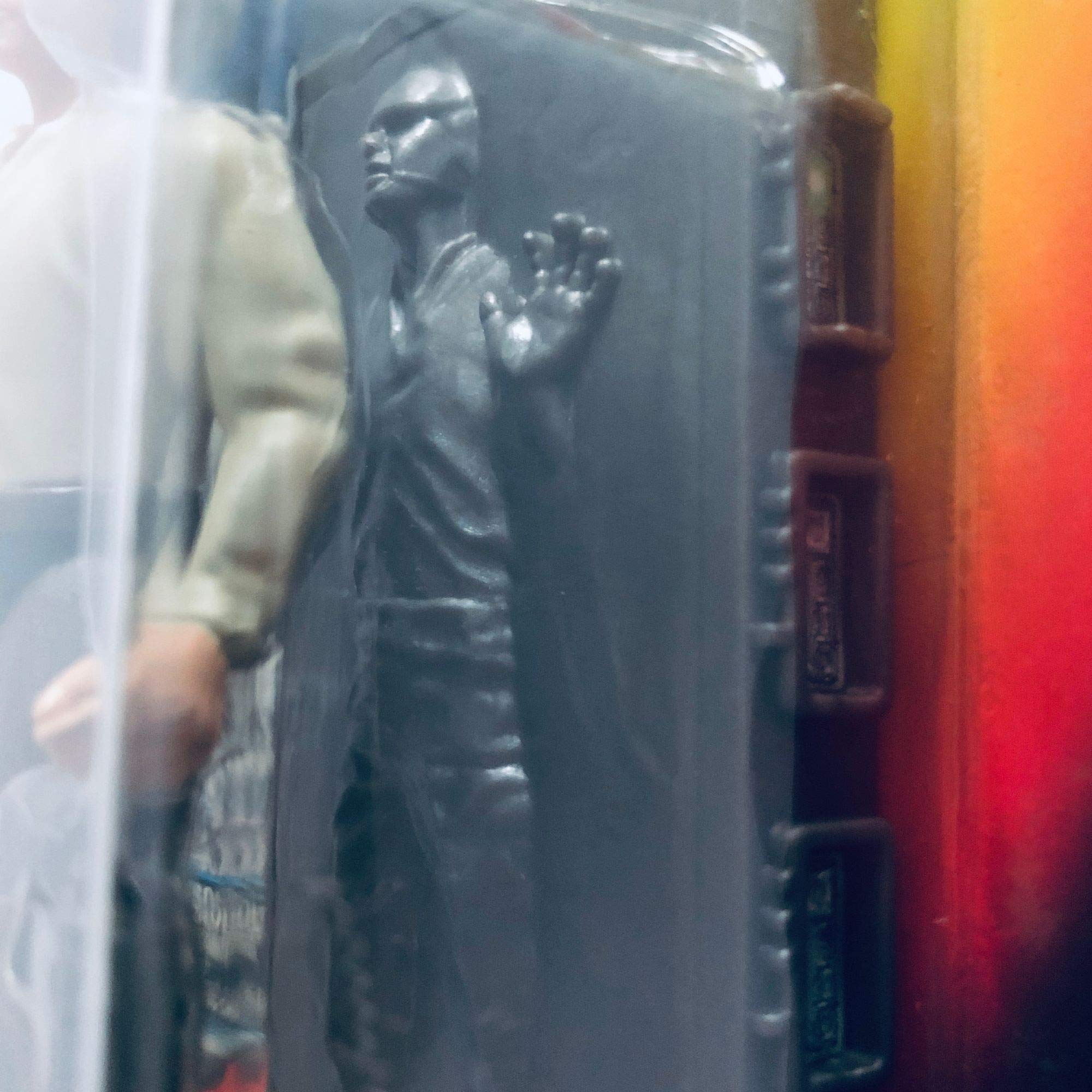 Star Wars, Power of the Force Red Card, Han Solo in Carbonite Action Figure, 3.75 Inches