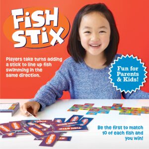 Peaceable Kingdom Award Winning Fish Stix The Kids' Board Game Where Every Fish Counts 2-4 Players Ages 6+