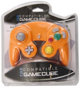 generic orange spice controller pad for gamecube and wii