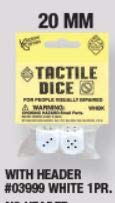 Tactile Dice 2 Each