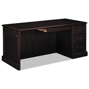 hon 94283rnn 94000 series l desk for left return, 66w x 30d x 29-1/2h, mahogany