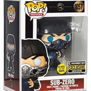 Funko Pop Mortal Kombat Movie Sub-Zero Glow in The Dark Exclusive Figure