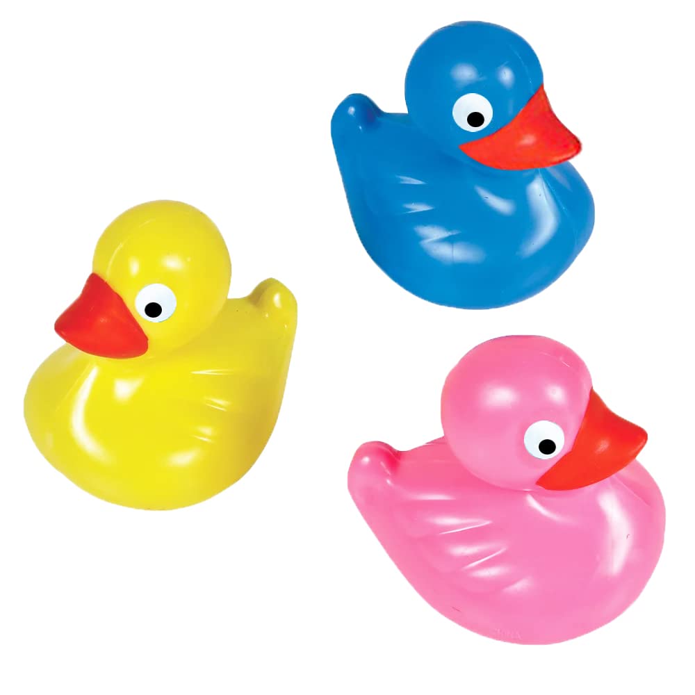 3" Floating Weighted Duck Set of 12 Assorted Colors