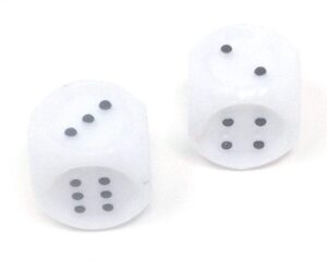 tactile dice 2 each