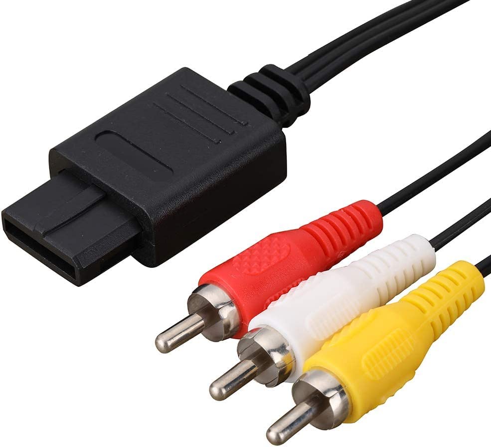 AV Audio / Video Cable Compatible with Nintendo Gamecube