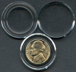 25 air-tite direct fit "a21" coin holders nickel