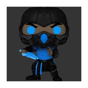 Funko Pop Mortal Kombat Movie Sub-Zero Glow in The Dark Exclusive Figure