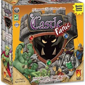 Castle Panic Cooperative Board Game – Defend Towers Against Goblins, Orcs, & Trolls for Game Night – 4 Game Modes – 1 to 6 Players – Strategy Board Games for Adults & Kids 8+ by Fireside Games