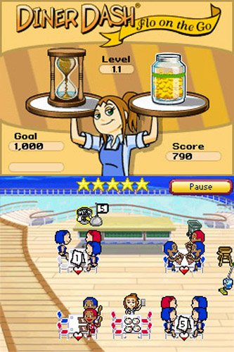 Diner Dash: Flo on the Go - Nintendo DS