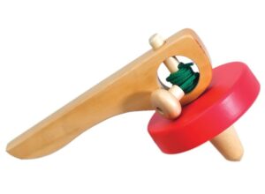 the original toy company hand spinning top (red)