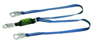 miller by honeywell 8798bd/6ftbl dacron 2 leg backbiter lanyard