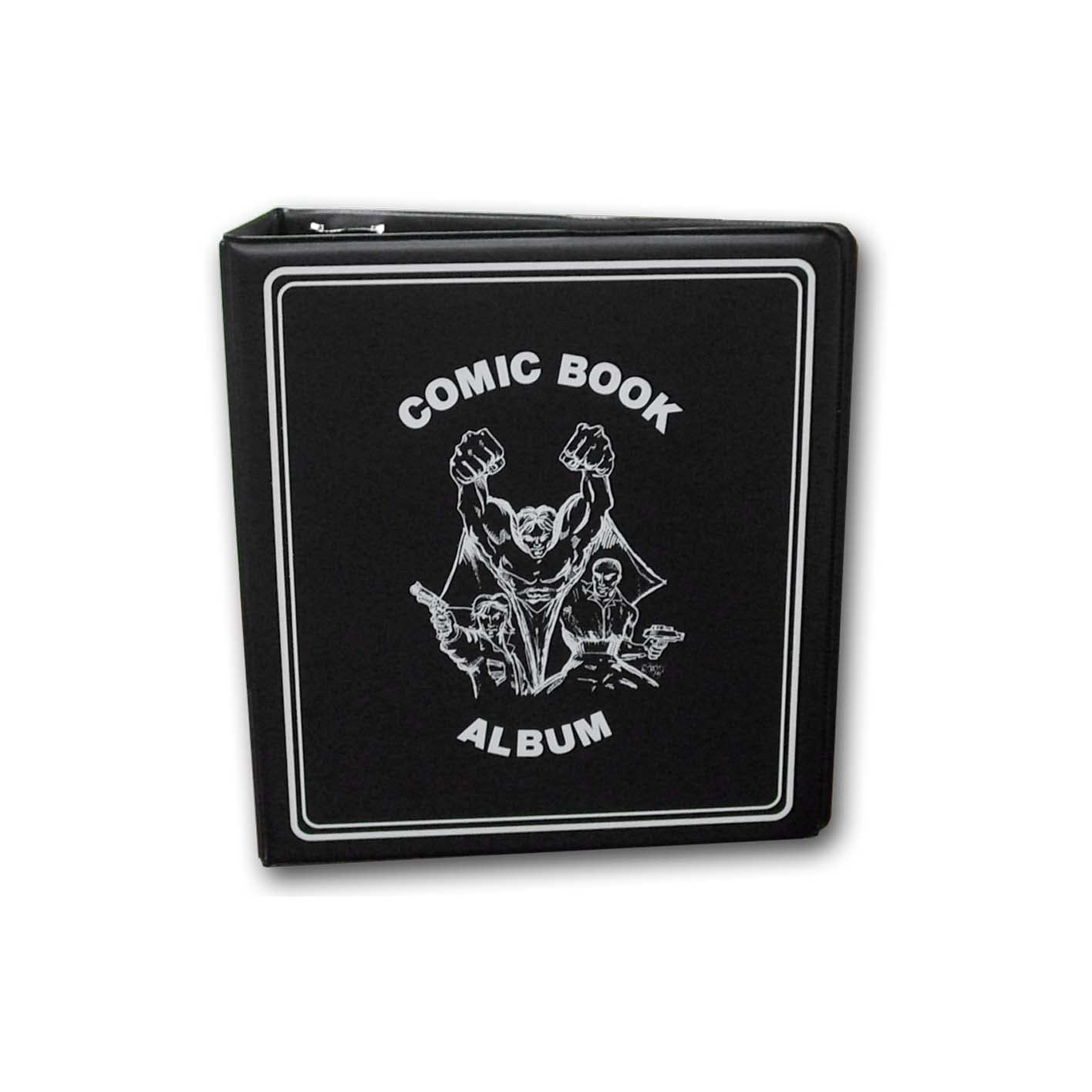 BCW 3 Inch D Ring Comic Book Collecting Album (Single) Binder - Black