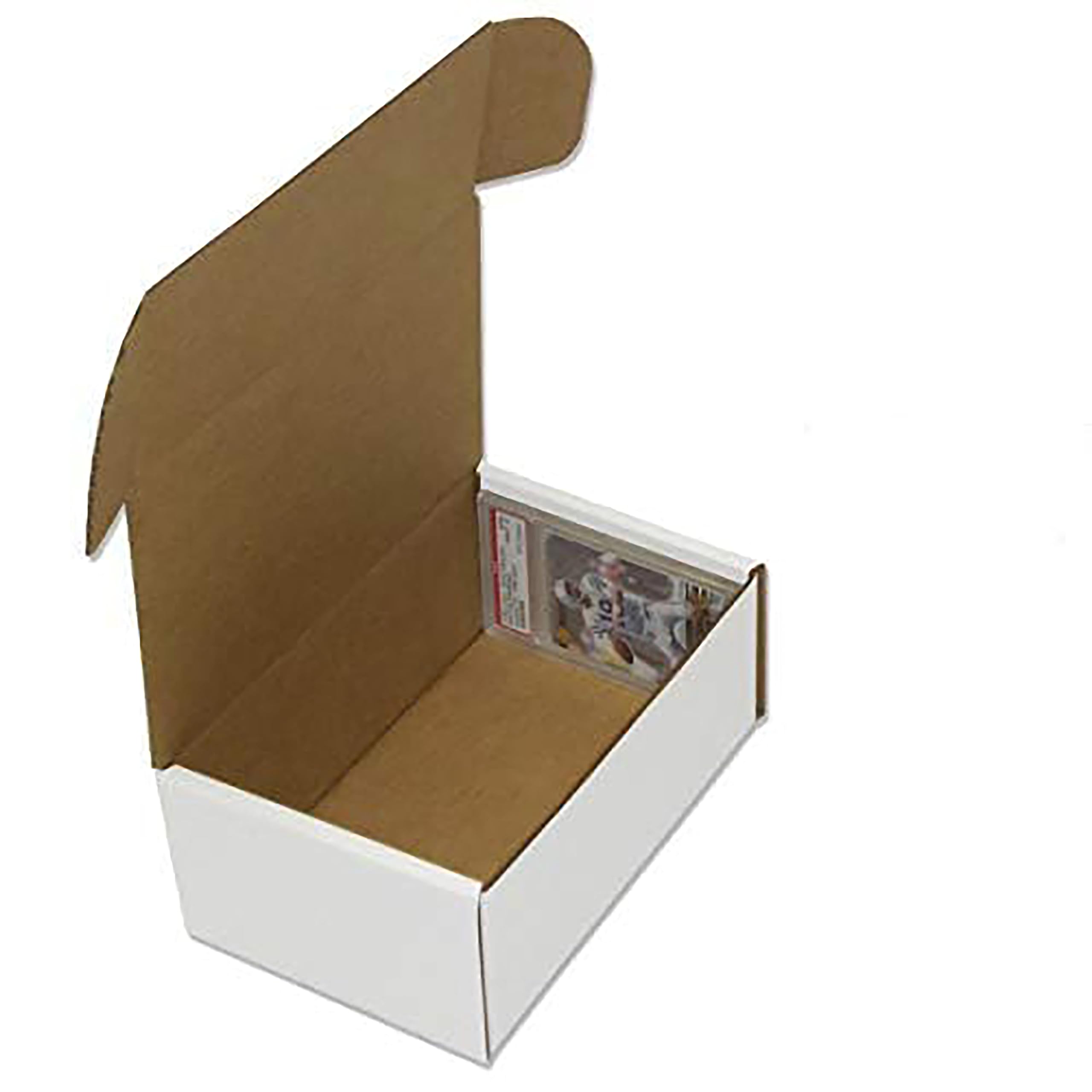 BCW Graded Card Storage Box - 1ct | Sports and Trading Card Holder for 30 Graded Cards & 100 Toploaders | Durable Corrugated Paper | Fits PSA, BGS, SGC, CSG, HGA Graded Cards, Screw Holders, etc