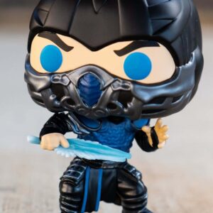 Funko Pop Mortal Kombat Movie Sub-Zero Glow in The Dark Exclusive Figure