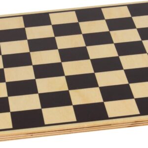 Basic Wooden Checker/Chess Board - Made in USA