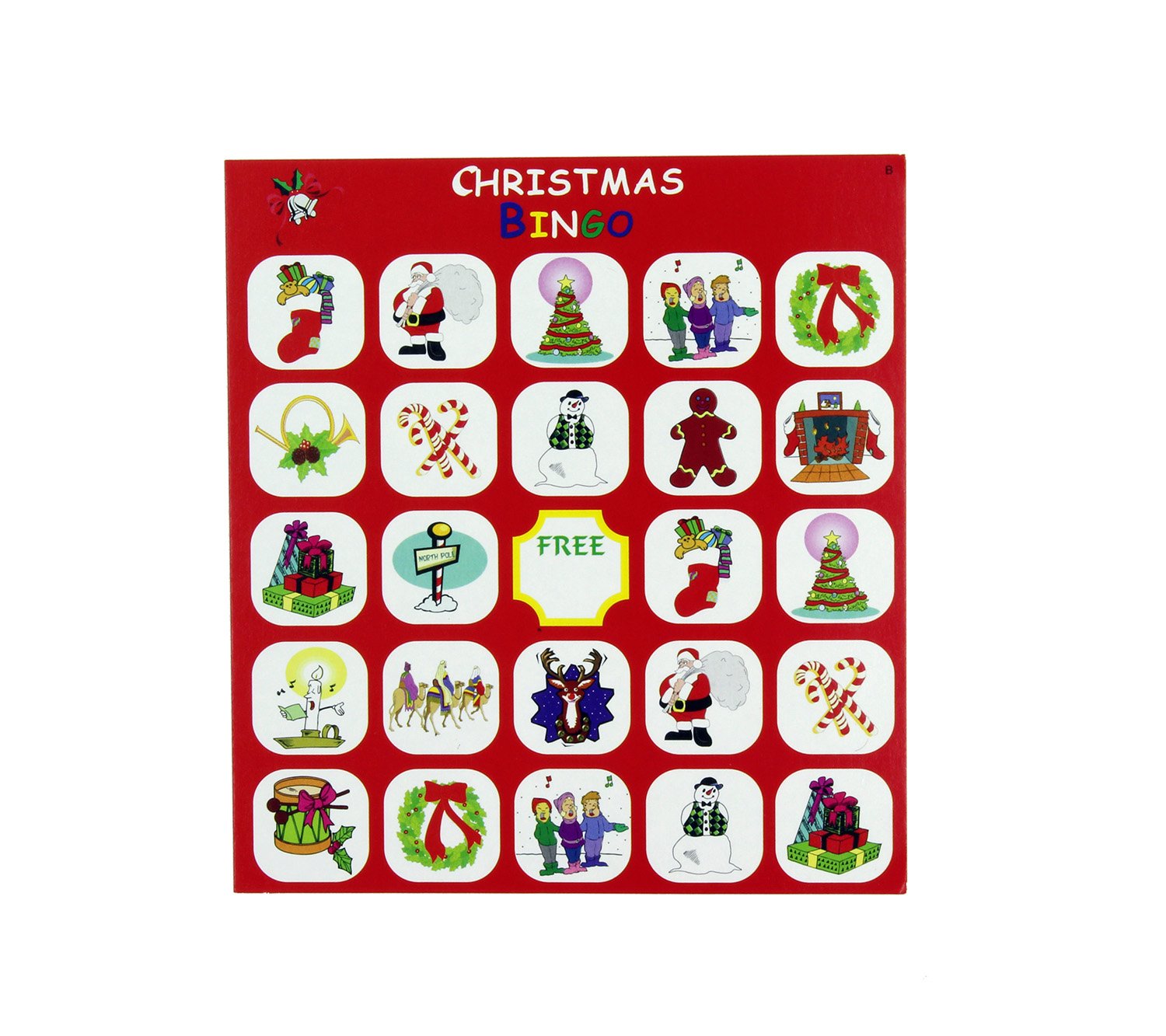 Christmas Bingo - The Original and Classic Version-Have a Very Merry Christmas with Our Popular Christmas Bingo Game, Complete with Bingo Game Cards, Real Bingo Chips and a Bingo Spinner!