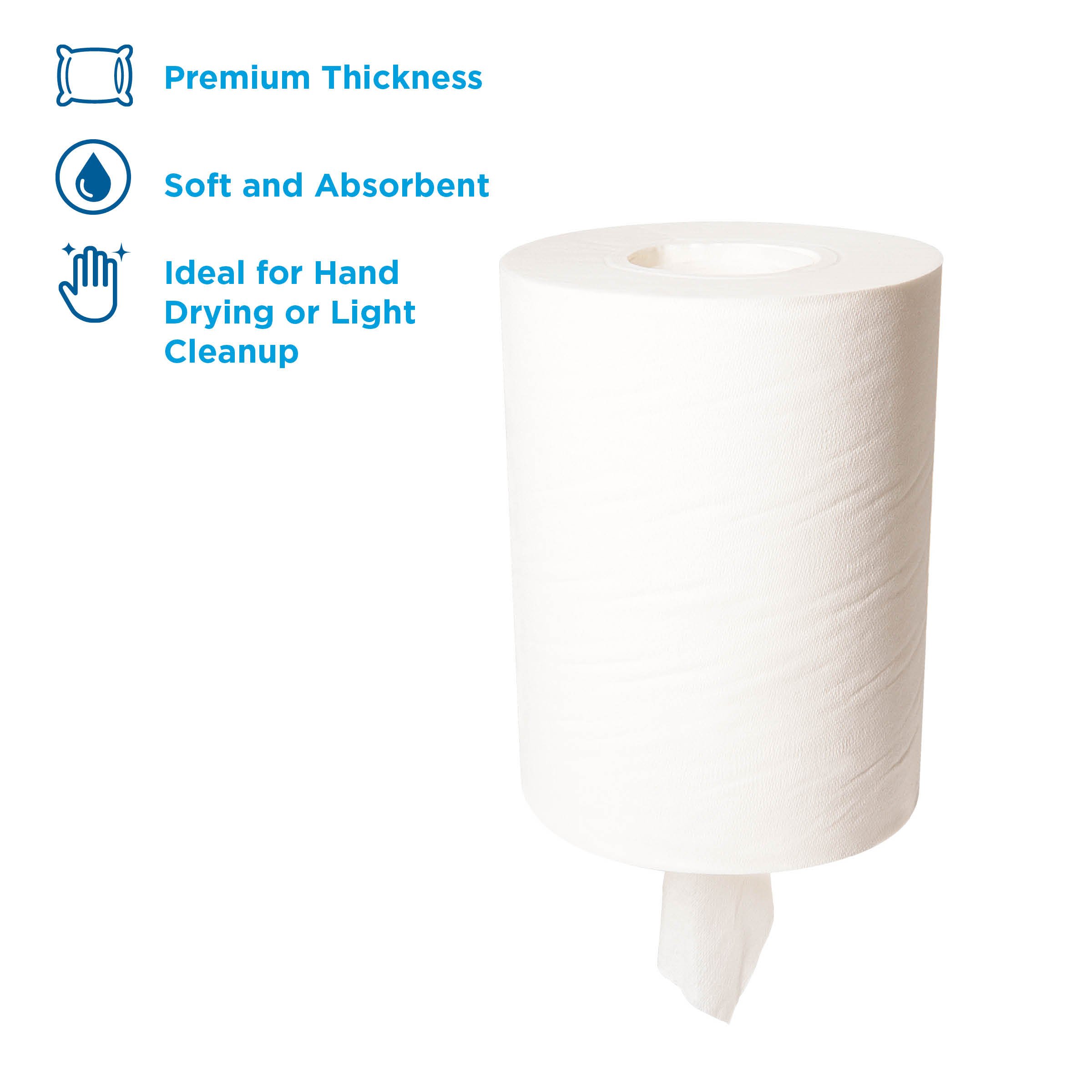 SofPull Junior Centerpull Premium Paper Towel by GP PRO, Georgia-Pacific , White, 28125, 8 Rolls Per Case