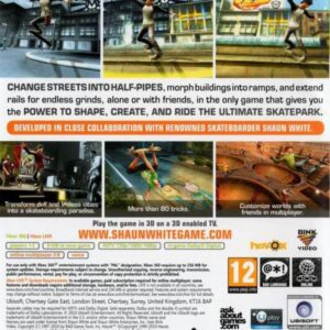 Shaun White Skateboarding - Xbox 360