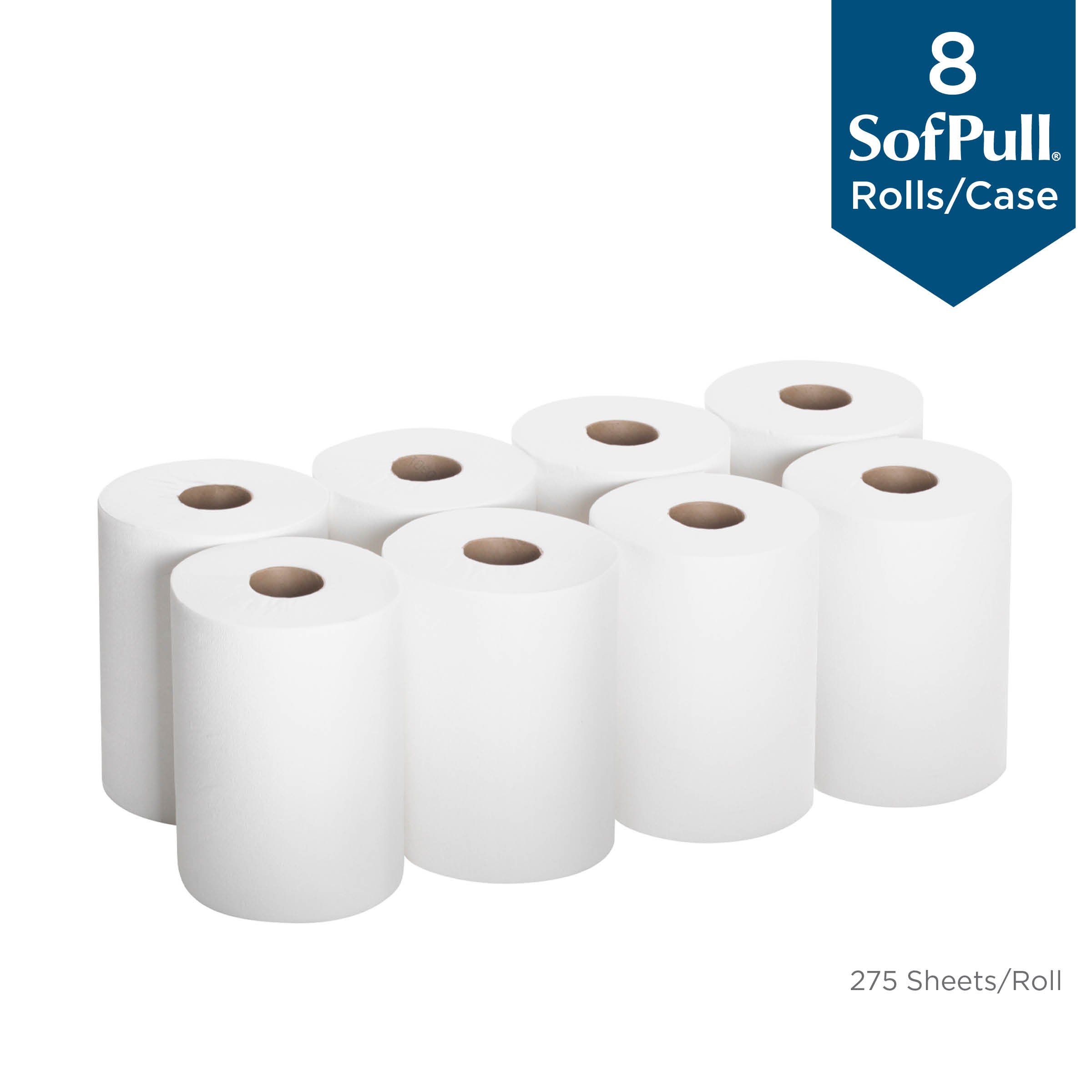 SofPull Junior Centerpull Premium Paper Towel by GP PRO, Georgia-Pacific , White, 28125, 8 Rolls Per Case