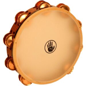 black swamp bstd2s 10-inch sound art tambourine, double row