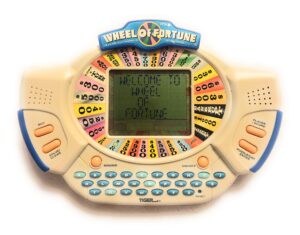 wheel of fortune deluxe handheld by tiger electronics