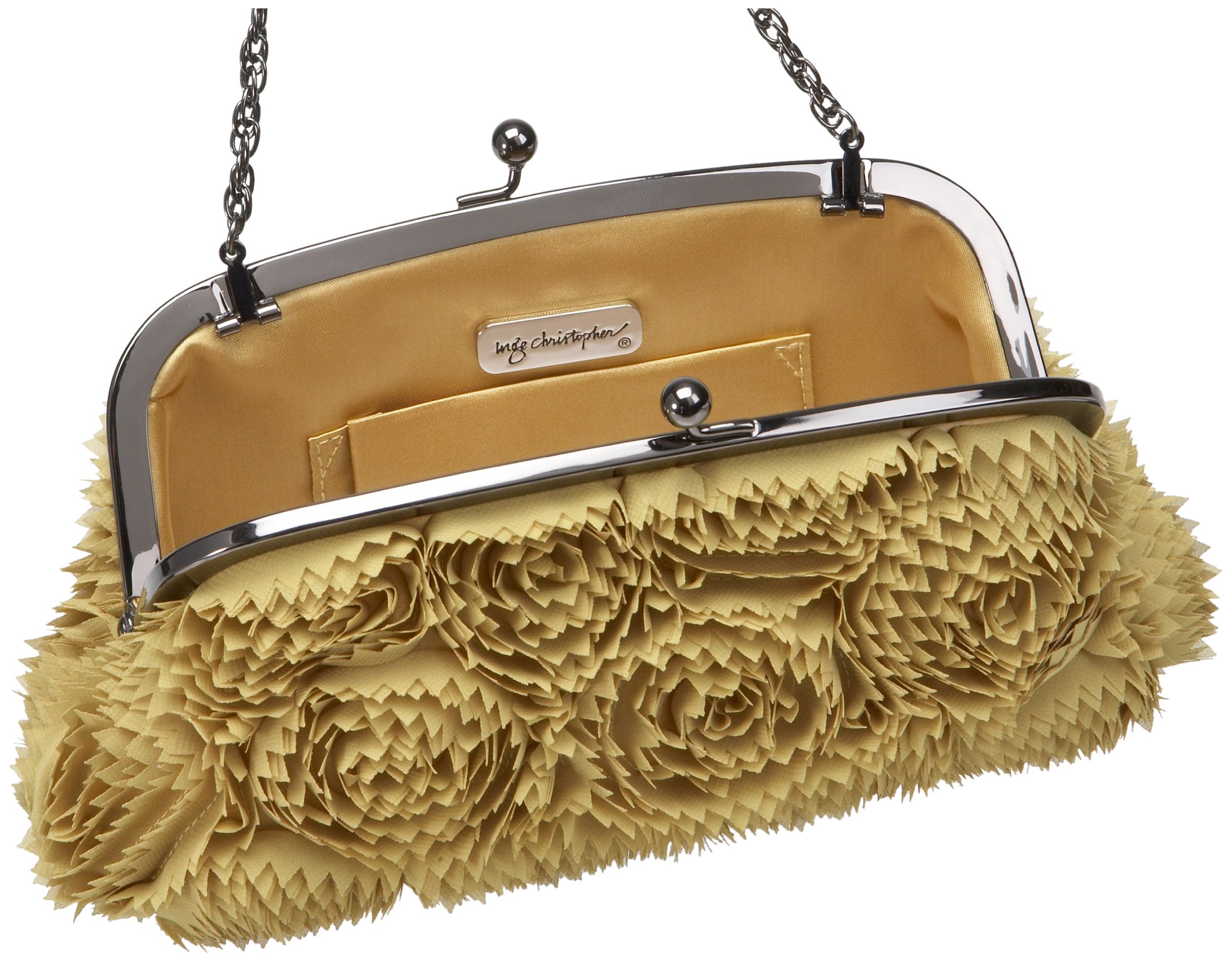 Inge Christopher Dominique Clutch,Chartreuse,one size