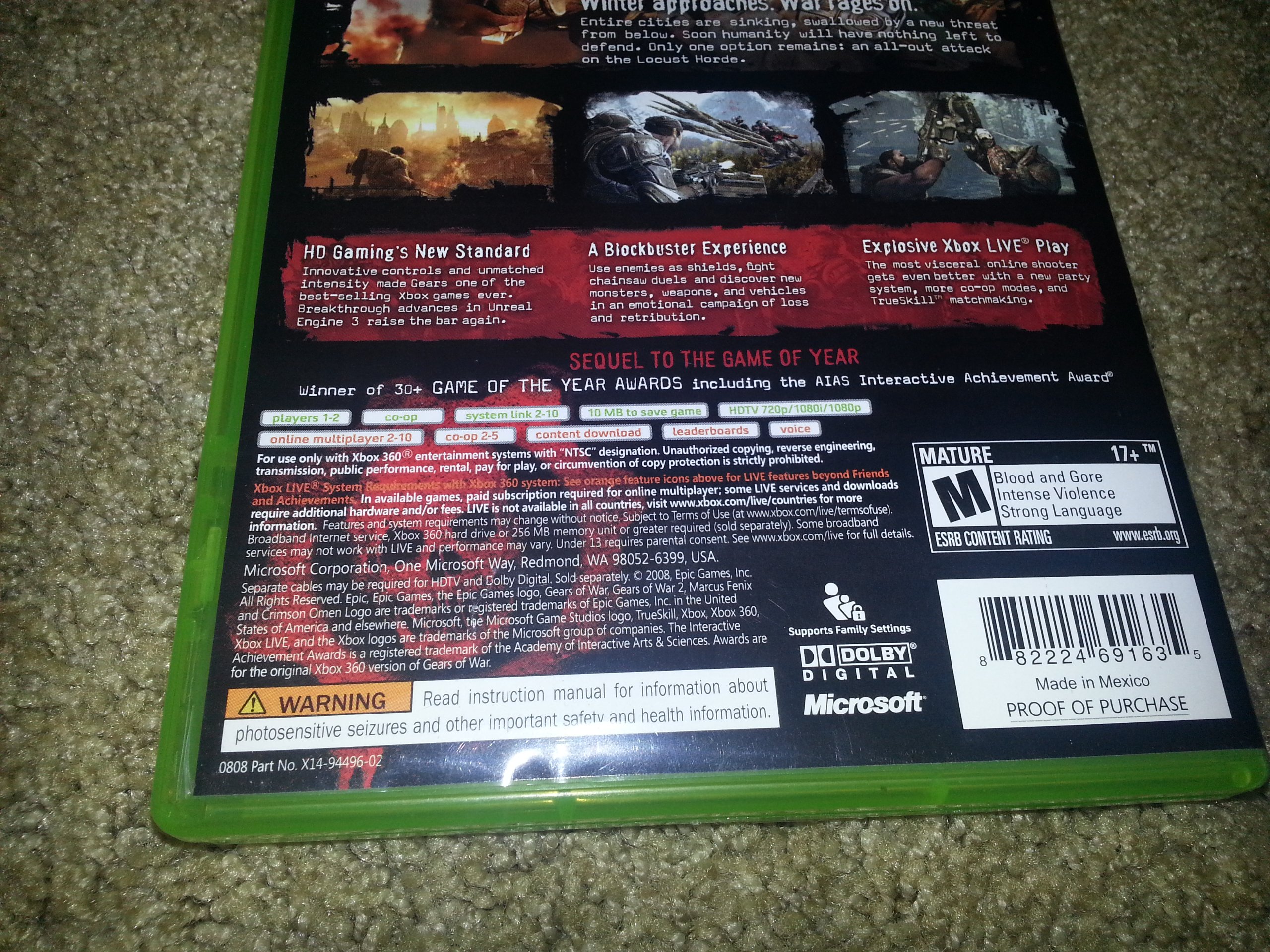 Gears of War 2: Game of the Year Edition