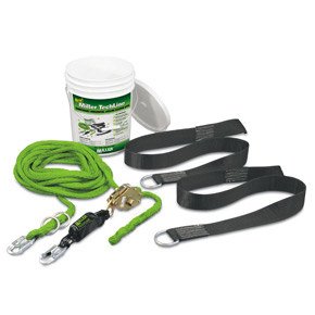 miller techline hllr2 fall protection kit - 60 ft length - 612230-14883 [price is per each]