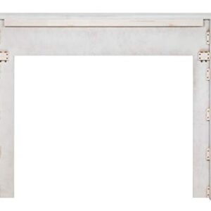 Pearl Mantels 510-48 Newport 48-Inch Fireplace Mantel Surround with Medium Density Fiberboard, White