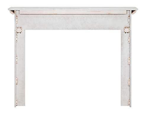 Pearl Mantels 510-48 Newport 48-Inch Fireplace Mantel Surround with Medium Density Fiberboard, White