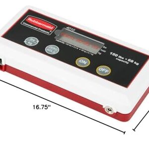 Rubbermaid Commercial Products Digital Receiving Scale, 150-Pound Capacity, Heavy-Duty Non-Skid Shipping and Postal Scale, Food Scale for Kitchen/Restaurant