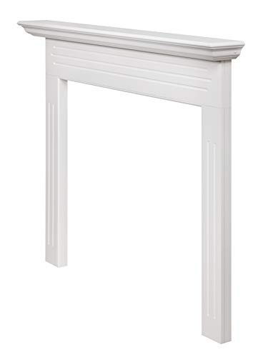 Pearl Mantels 510-48 Newport 48-Inch Fireplace Mantel Surround with Medium Density Fiberboard, White