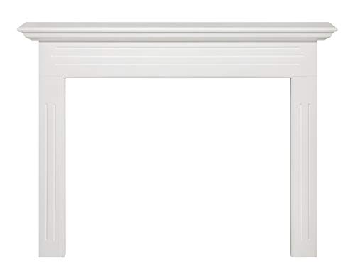 Pearl Mantels 510-48 Newport 48-Inch Fireplace Mantel Surround with Medium Density Fiberboard, White