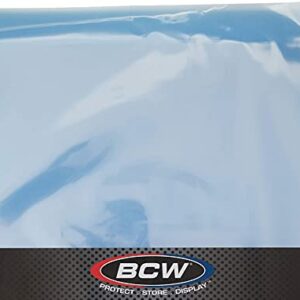 BCW Life Magazine Bags -1 Pack of 100 | Crystal Clear Polypropylene | Acid-Free Archival Quality | Protect and Store Collectible Life Magazines | Exterior 11 1/8 x 14 1/4