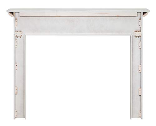 Pearl Mantels 510-48 Newport 48-Inch Fireplace Mantel Surround with Medium Density Fiberboard, White