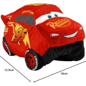 Pillow Pets Disney Pixar Cars 3, Lightning Mcqueen, 16" Stuffed Plush Toy, Red