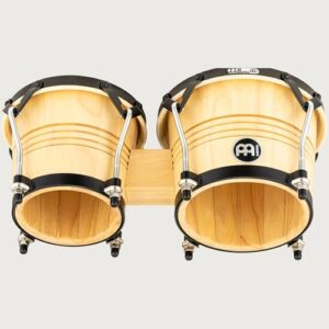 Meinl Percussion LC300NT-M Artist Series Luis Conte Signature Wood Bongos, Natural, 6 3/4-Inch and 8-Inch