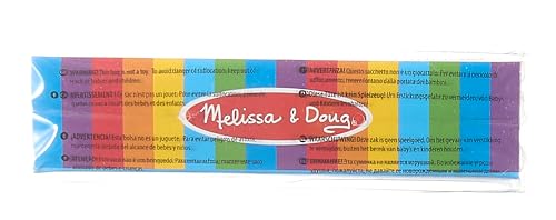 Melissa & Doug Jumbo Brush Set - 4-Pack, Paintbrushes in Red, Blue, Green, Yellow