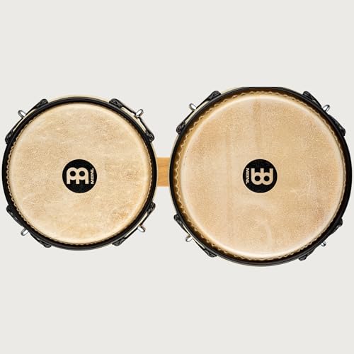 Meinl Percussion LC300NT-M Artist Series Luis Conte Signature Wood Bongos, Natural, 6 3/4-Inch and 8-Inch