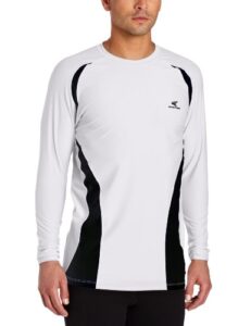 easton adult qualifier compression shirt, white, medium