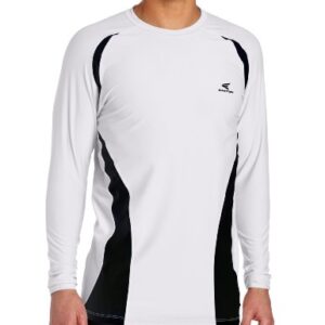 Easton Adult Qualifier Compression Shirt, White, Medium