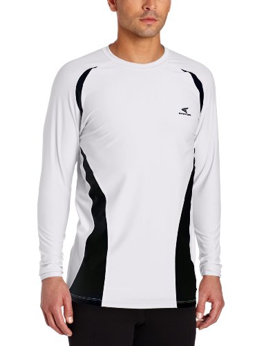 Easton Adult Qualifier Compression Shirt, White, Medium