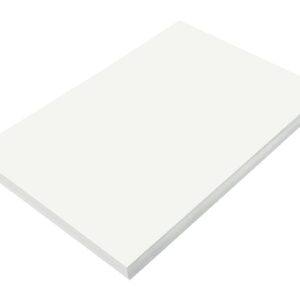 Prang (Formerly SunWorks) Construction Paper, White, 12" x 18", 100 Sheets