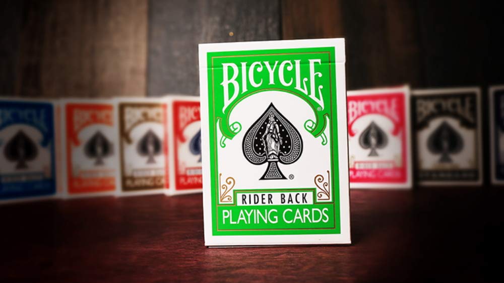 MMS Cards Bicycle Green Back USPCC Trick