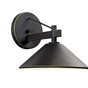 Kichler Ripley 9" 1 Light Outdoor Wall Light in Olde Bronze®